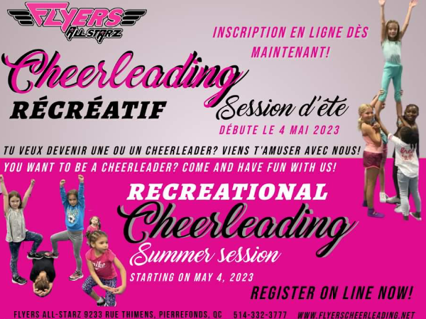 Flyers Cheer Gym - Liste des programmes